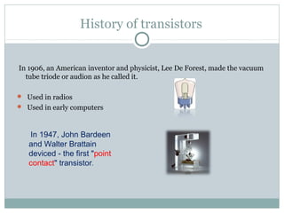 The Revolution from Transistor to Digital Electronics | PPT