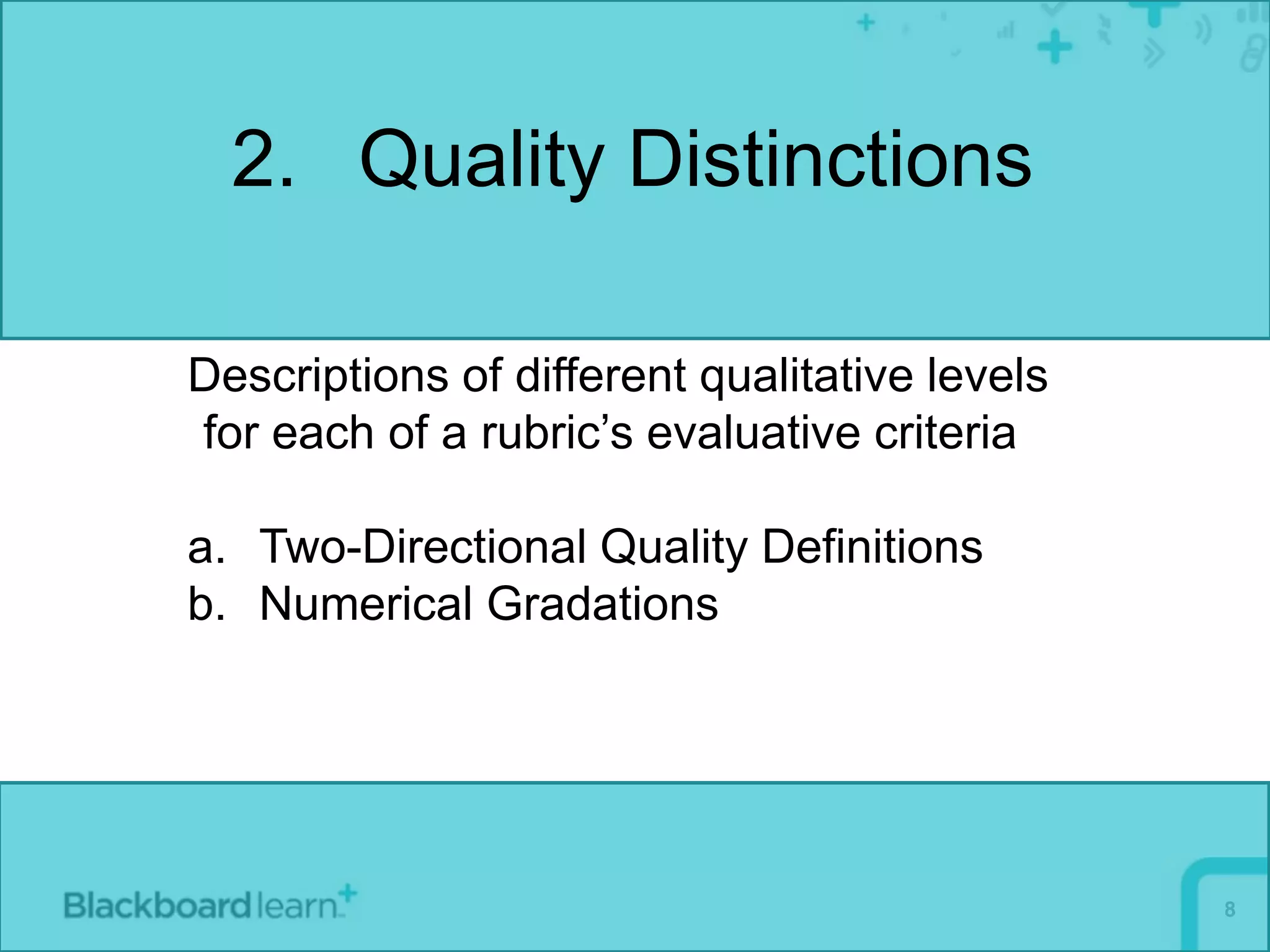 The rewards of rubrics workshop presentation | PPT