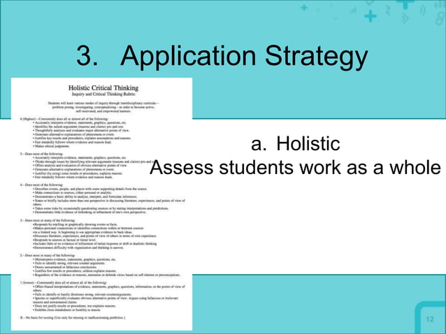 The rewards of rubrics workshop presentation | PPTX | Educational ...