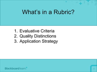 The rewards of rubrics workshop presentation | PPTX | Educational ...