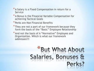 The Rewards & Recognition Framework - Aditya Yadav | PPTX