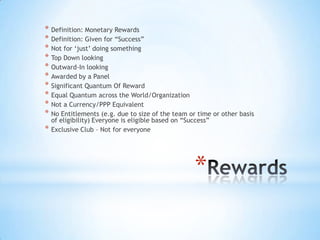 The Rewards & Recognition Framework - Aditya Yadav | PPTX