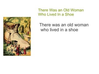 There was an old woman | PPT