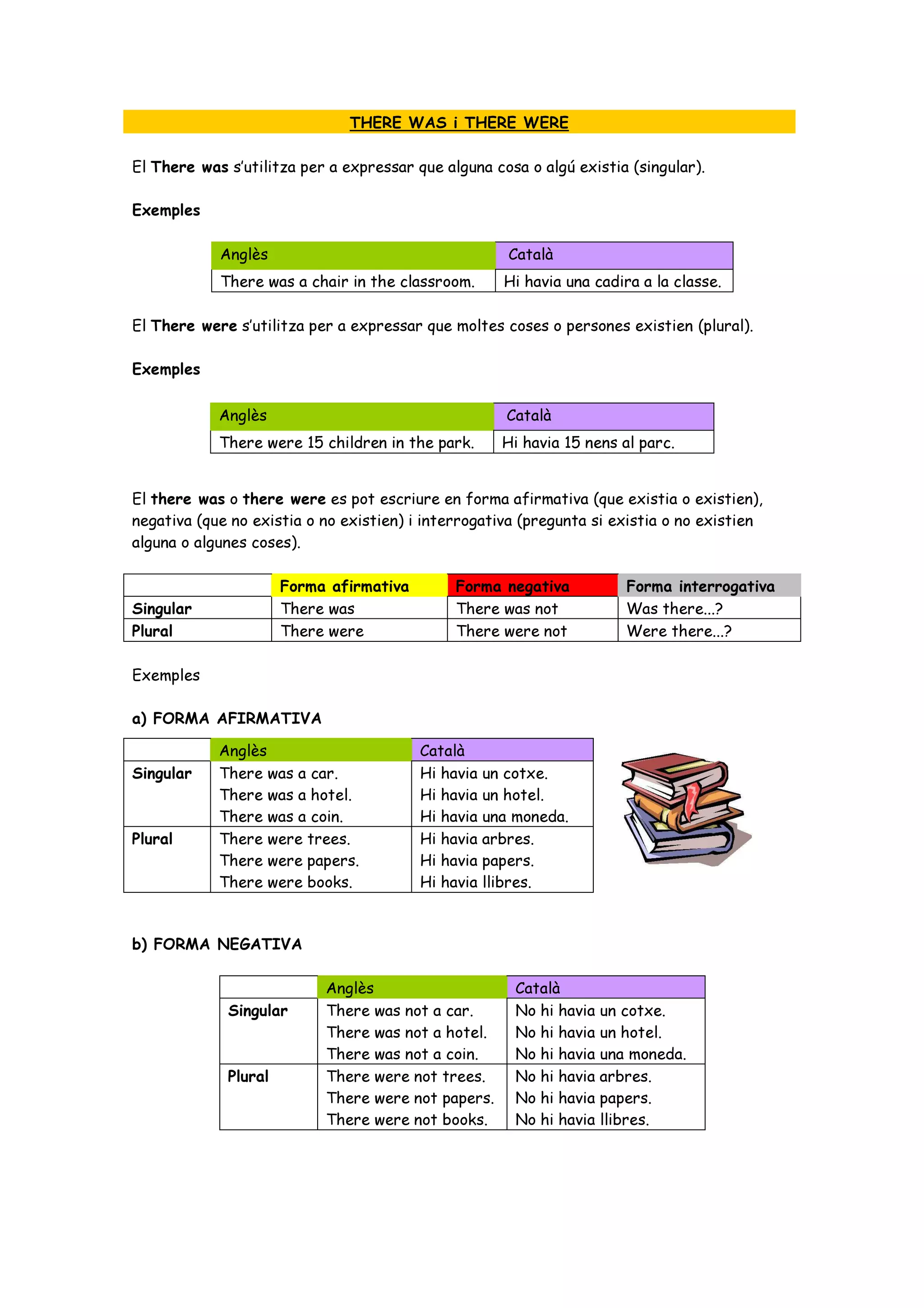 There Was - There Were | PDF