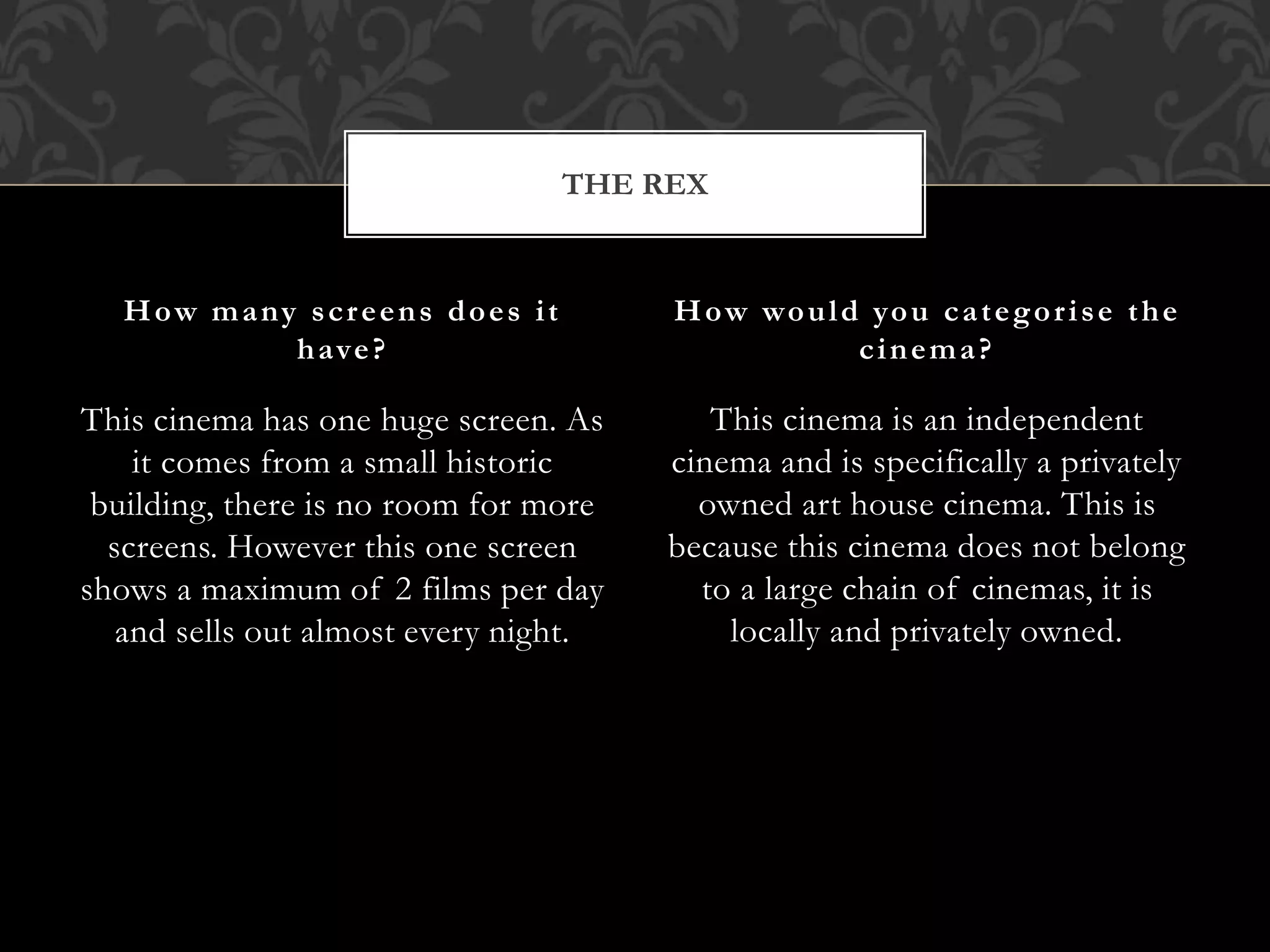 The rex berkhamsted | PPTX