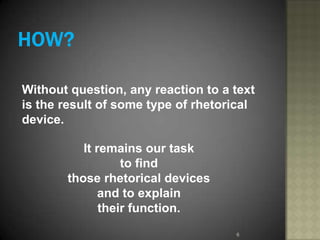 A Thoughtful Approach to Rhetorical Analysis | PPT