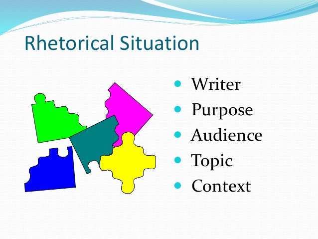 The Rhetorical Situation