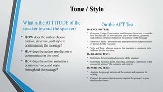 The Rhetorical Triangle and the ACT | PPT