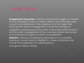 The rhetoric of satire | PPT