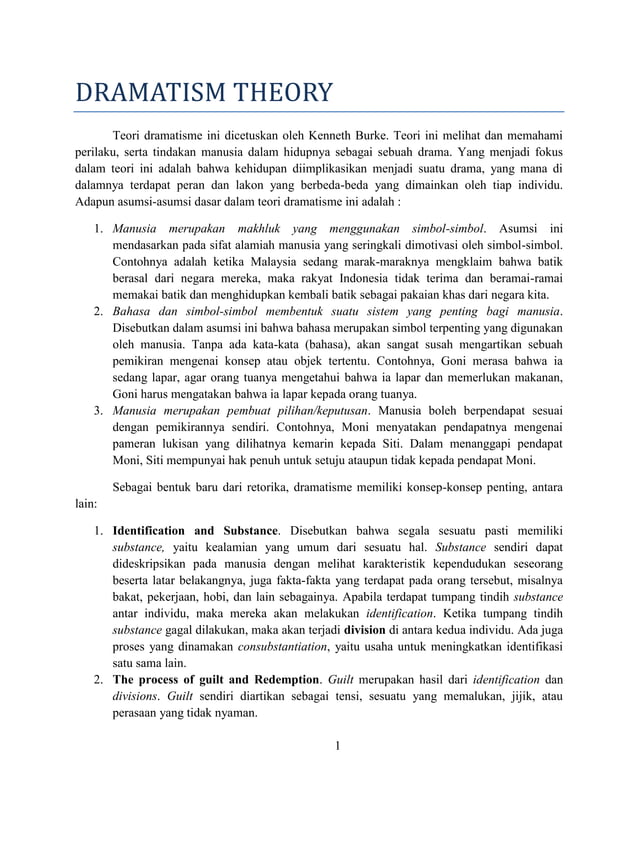 The rhetoric theory | DOCX