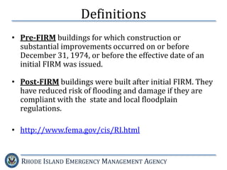 National Flood Insurance Program: The New FEMA Guidelines | PPT