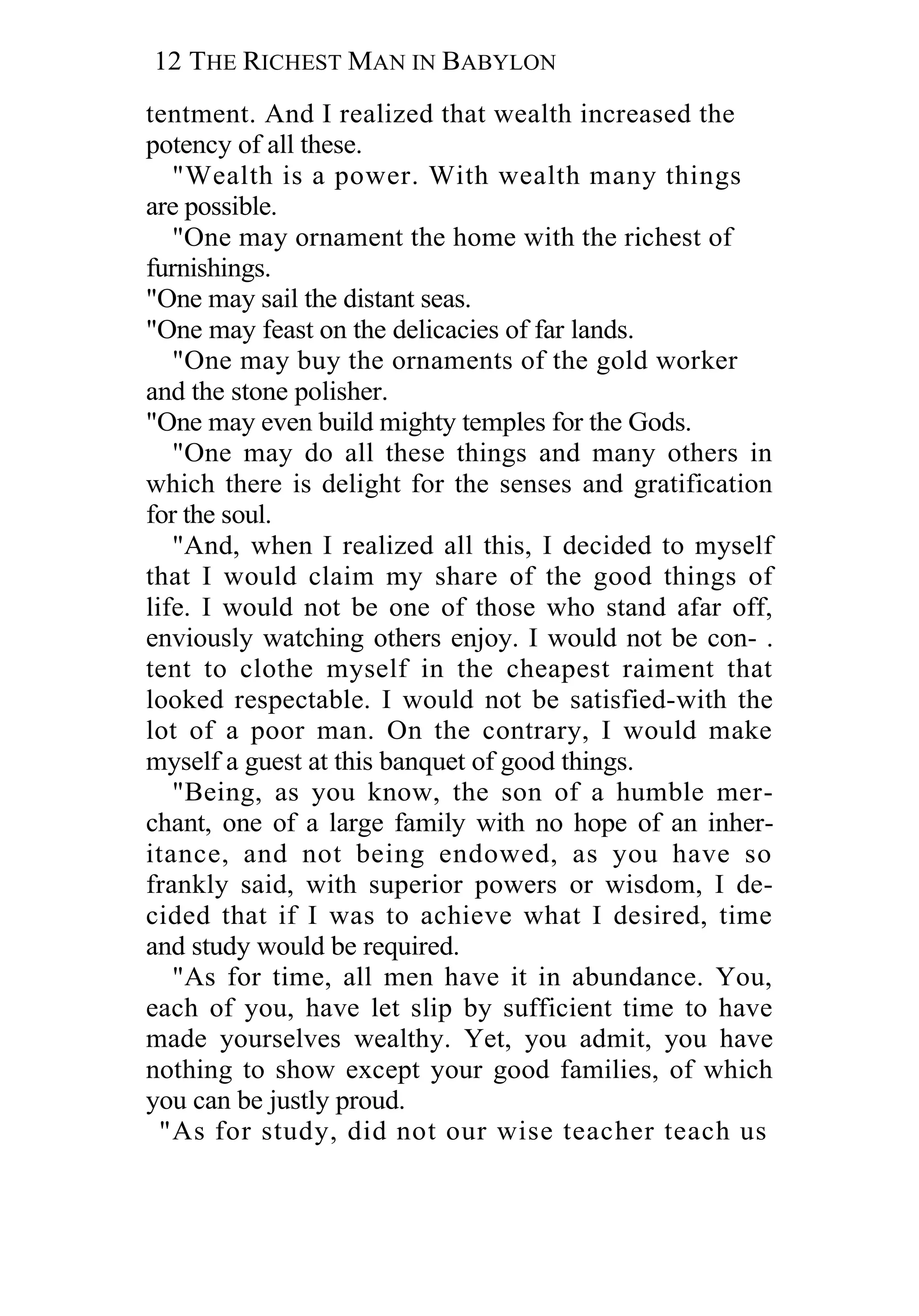 The Richest Man in Babylon | PDF