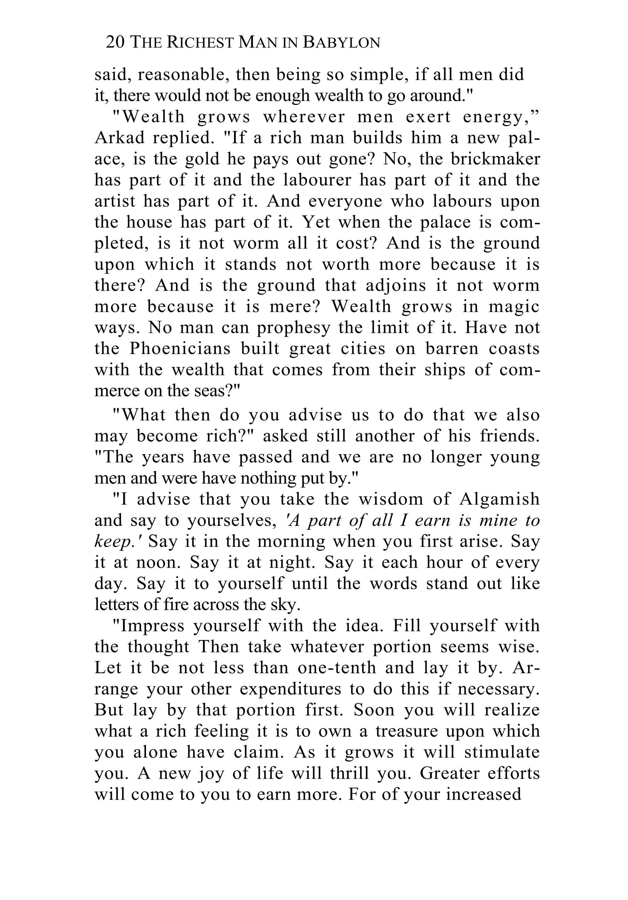 The Richest Man in Babylon | PDF