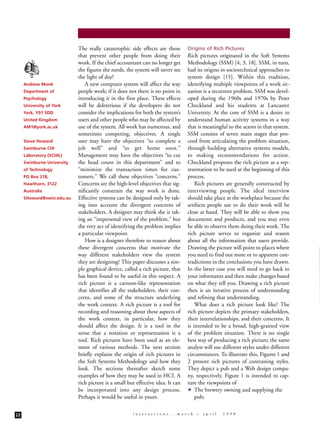 The Rich Picture A Tool For Reasoning About Work Context | PDF