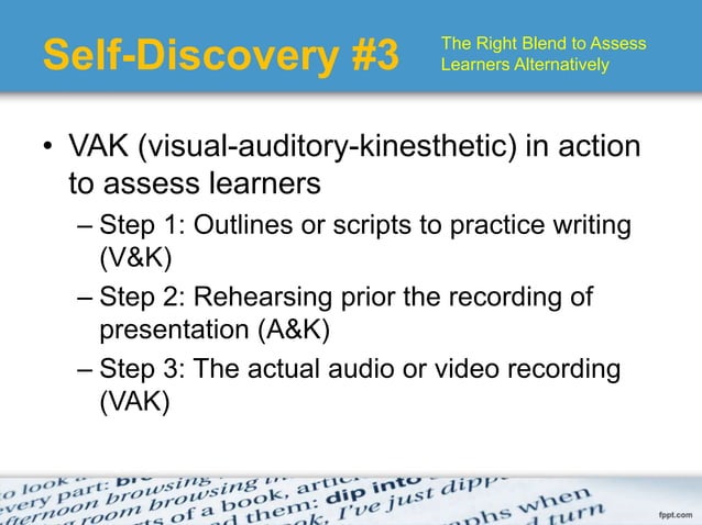 The right blend | PPT