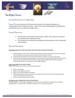The Right Choice | PDF