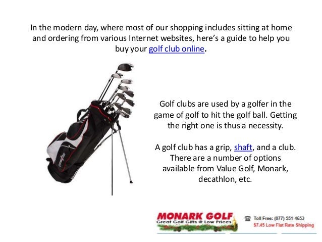 The right guide to golf clubs & components