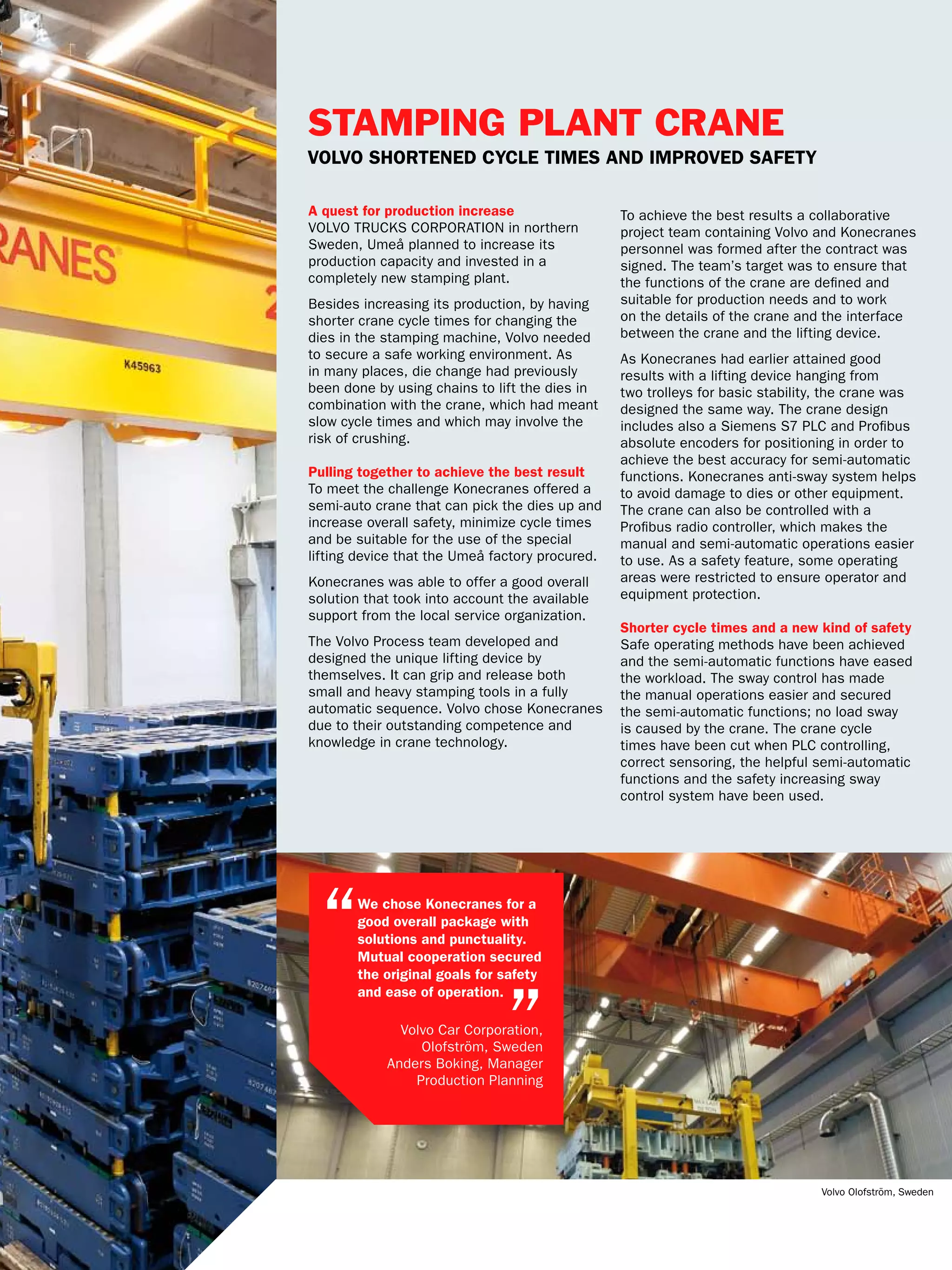 The right lifting solution for the automotive industry | PDF