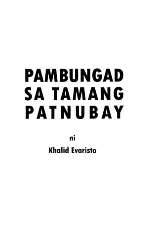 The right path tagalog | PDF