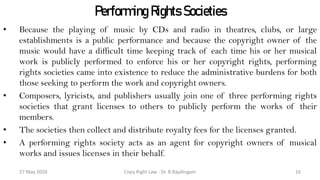 The rights afforded by copyright law | PDF | Law
