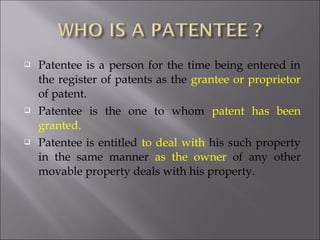 The rights and limitations of patentee ppt | PPT