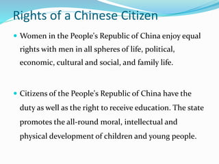 The right’s and responsibilities of citizens | PPTX