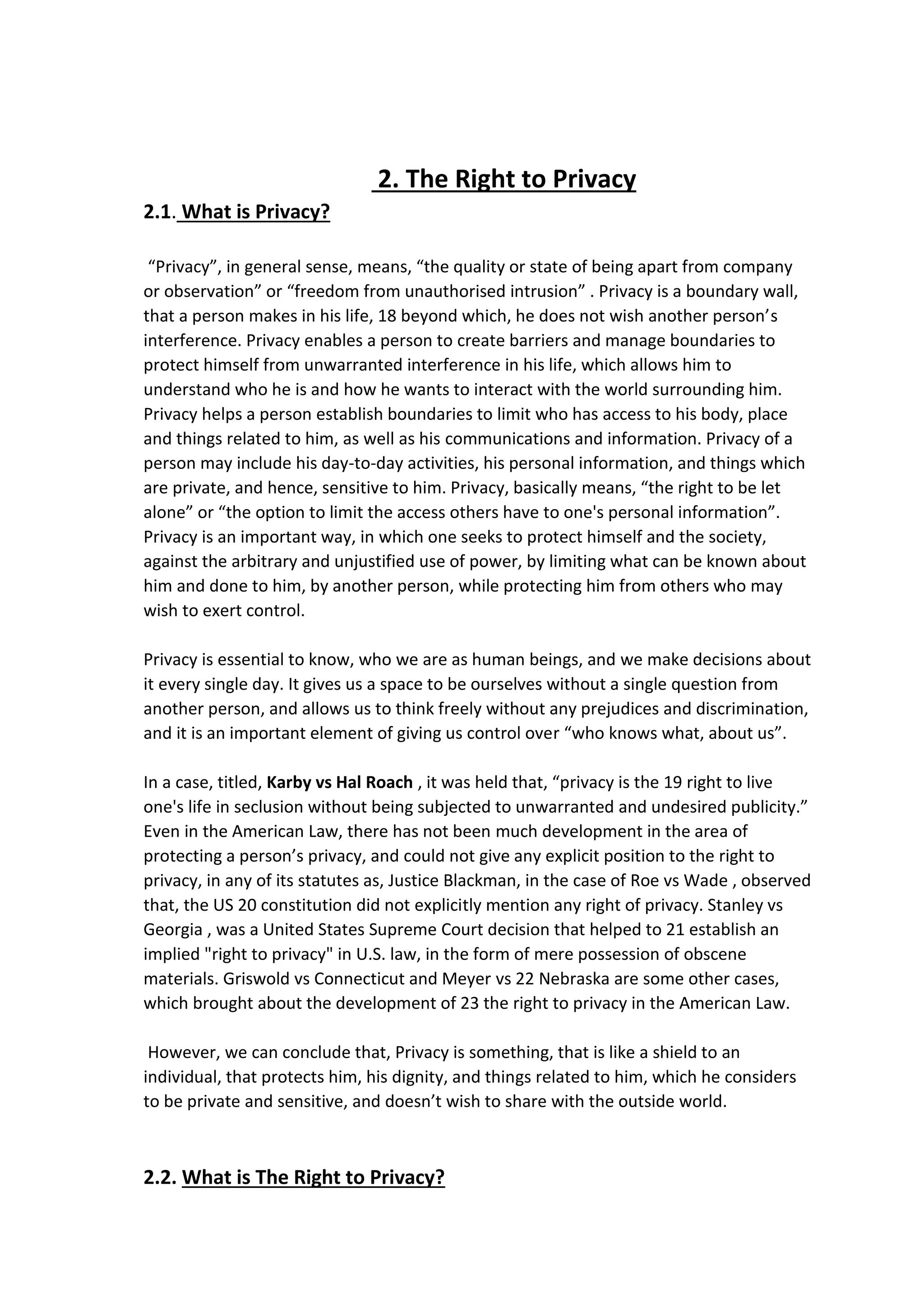 The Right to Privacy.docx