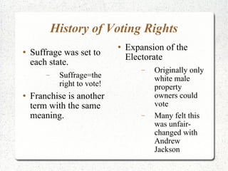 The right to vote | PPT