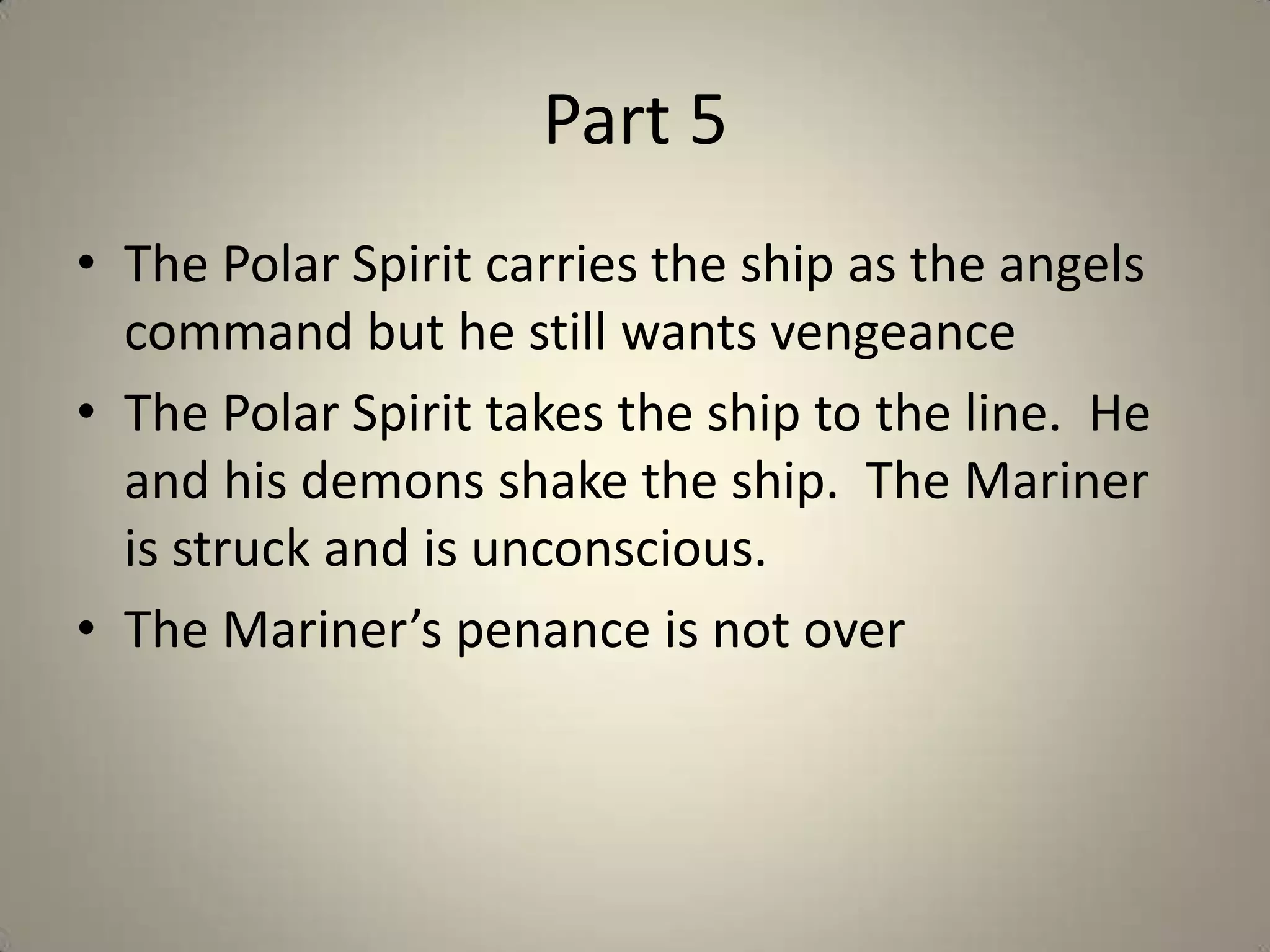 The Rime of the Ancient Mariner In Class Notes | PPTX