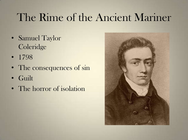 The Rime of the Ancient Mariner In Class Notes | PPTX