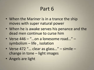 The Rime of the Ancient Mariner In Class Notes | PPTX