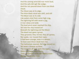 The rime of the ancient mariner | PPTX