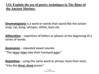 The rime of the ancient mariner | PPTX