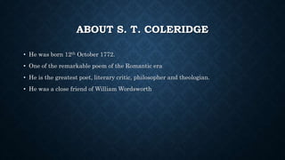 The rime of the ancient mariner | PPT