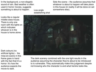 Opening scene analysis | PPTX | Video Production | Content Production