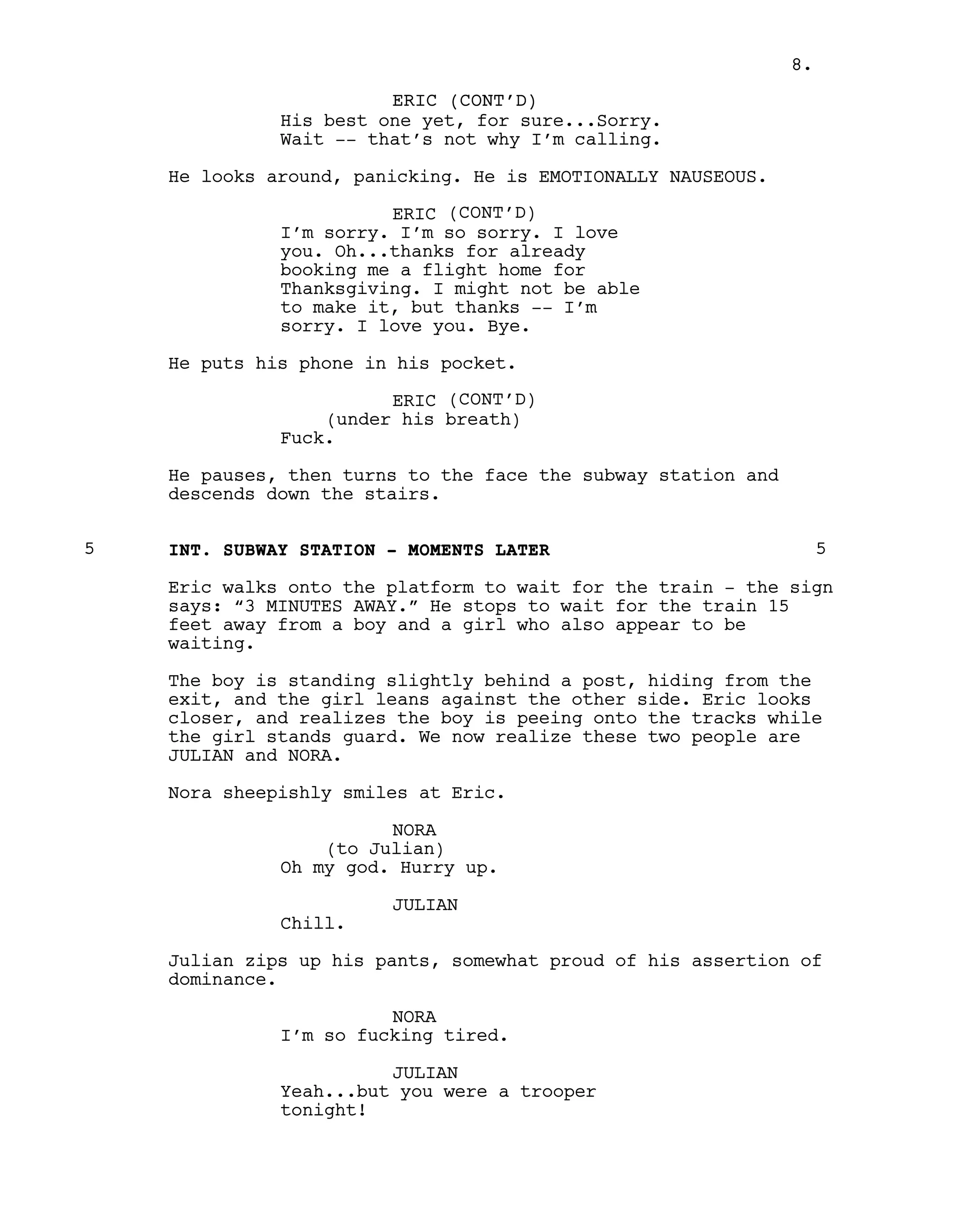 The Rip Revised pdf screenplay hannah bradford | PDF