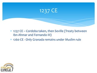 The rise and fall of islamic spain | PPTX