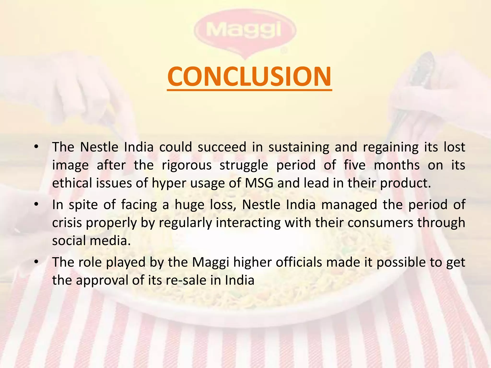 The rise and fall of maggi | PDF