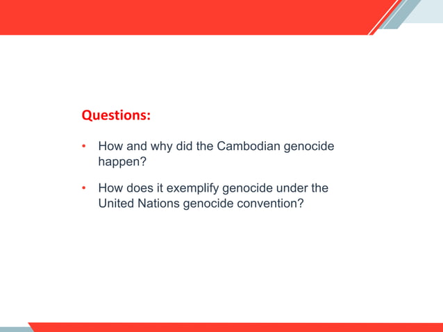 The Rise and Fall of the Khmer Rouge Regime - PPT.pptx | Death, Injury ...