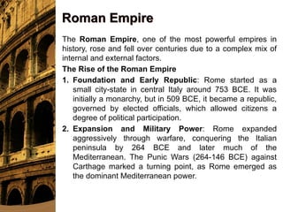 The Rise and the Decline of the Roman Empire.pptx