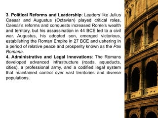 The Rise and the Decline of the Roman Empire.pptx