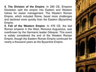 The Rise and the Decline of the Roman Empire.pptx