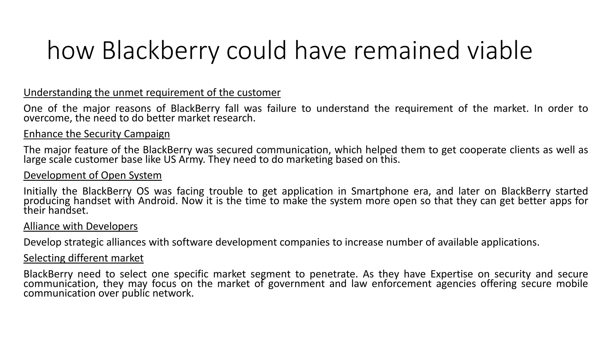 The Rise & Fall of BlackBerry how the work | PPTX