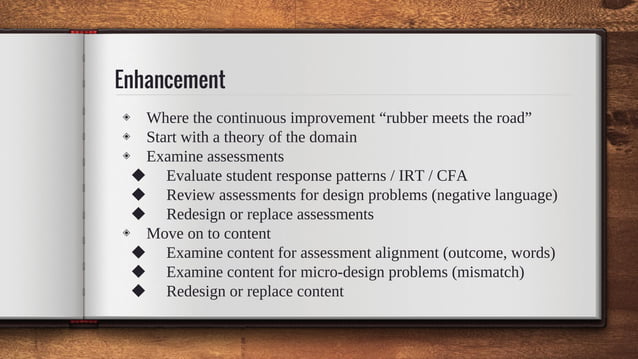 The RISE Framework: Using learning analytics for the continuous ...