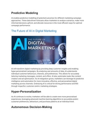 The Rise of AI in Digital Marketing in 2024 | PDF