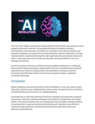 The Rise of AI in Digital Marketing in 2024 | PDF