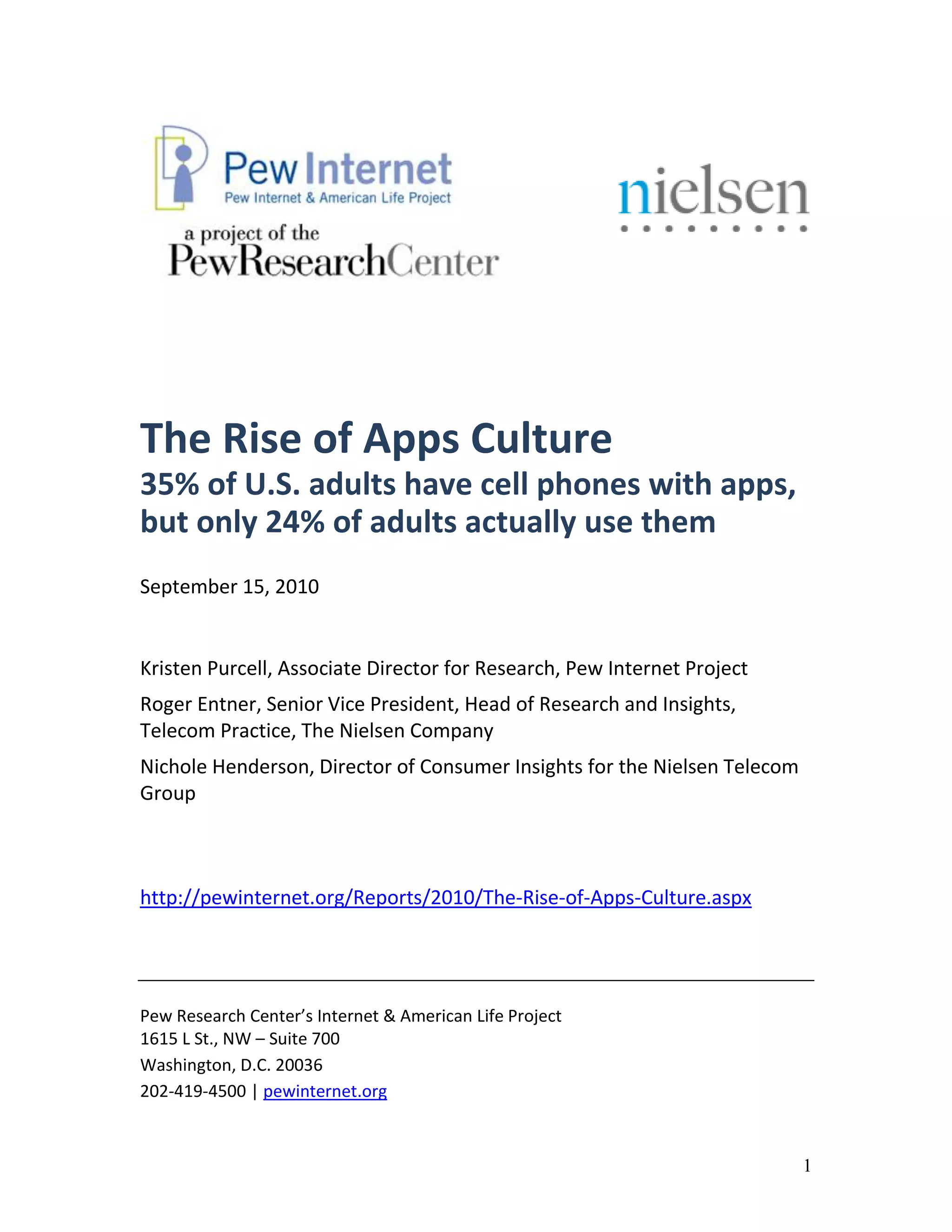 The rise of apps culture | PDF