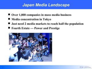 The Rise of Asian PR - Japan | PPT | Media Industry | Industries