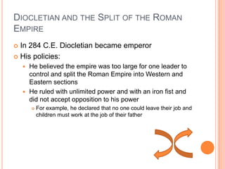 The Rise of Christianity and the Fall of Rome | PPTX