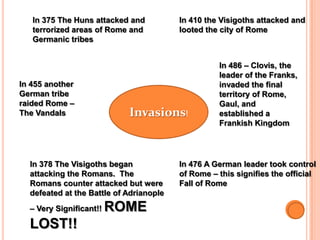 The rise of christianity and the fall of | PPTX